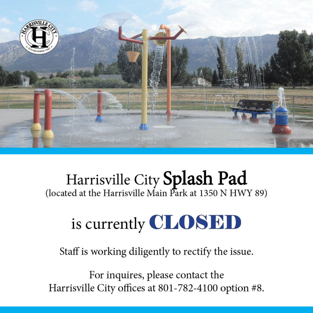 Harrisville City Splash Pad – Harrisville City, Utah